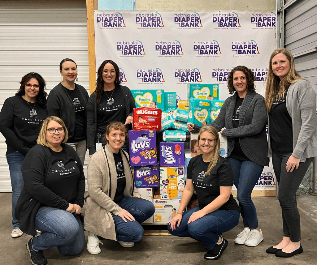 Core Bank’s 2nd Annual Diaper Drive Donates 26,677 Diapers - Core Bank